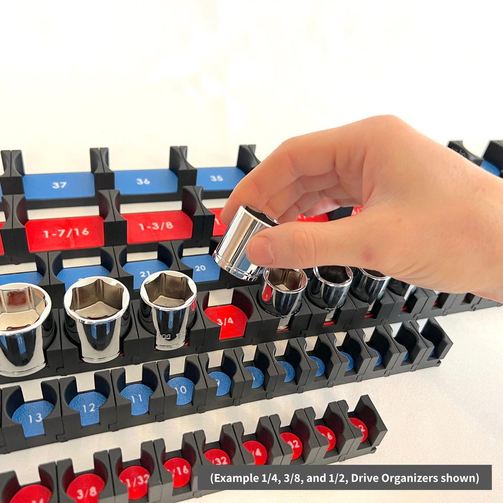 1/4 Inch Drive Metric Modular Socket Organizer 14pc (sockets not inclu ...